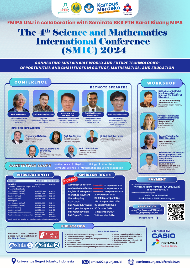 SMIC Poster – Science and Mathematics International Conference 2024